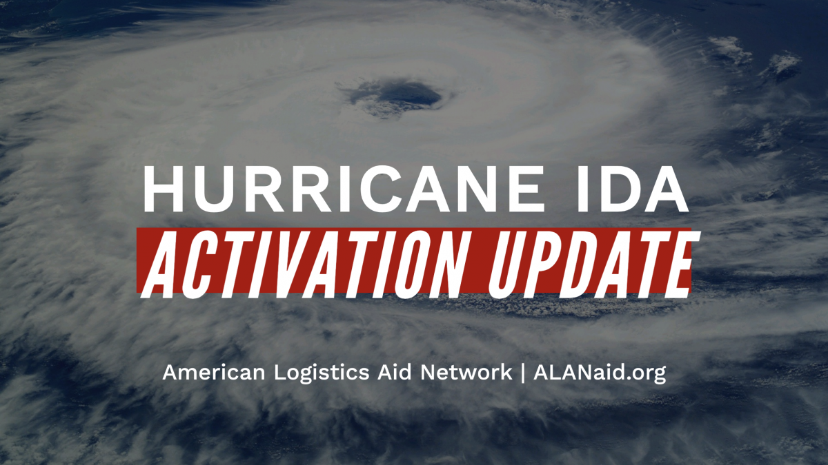 Getting Ready for Hurricane Ida - American Logistics Aid Network